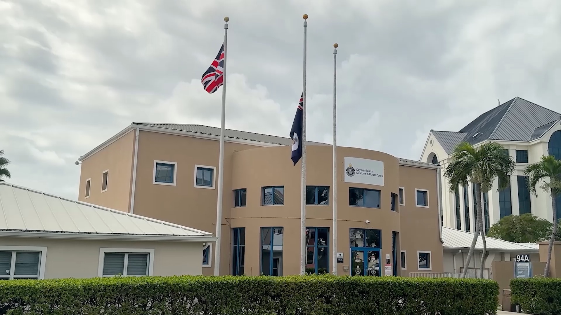 CI flags flown at half-mast for Austin Harris - Compass TV