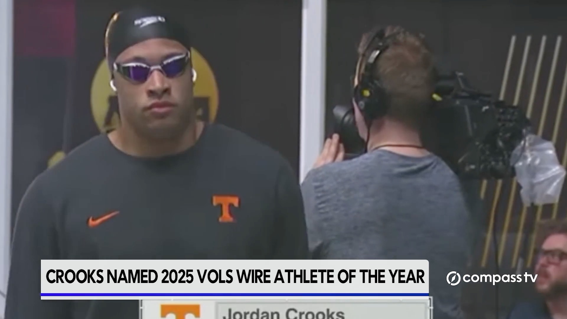 Crooks named 2025 Vols Wire Athlete of the Year - Compass TV