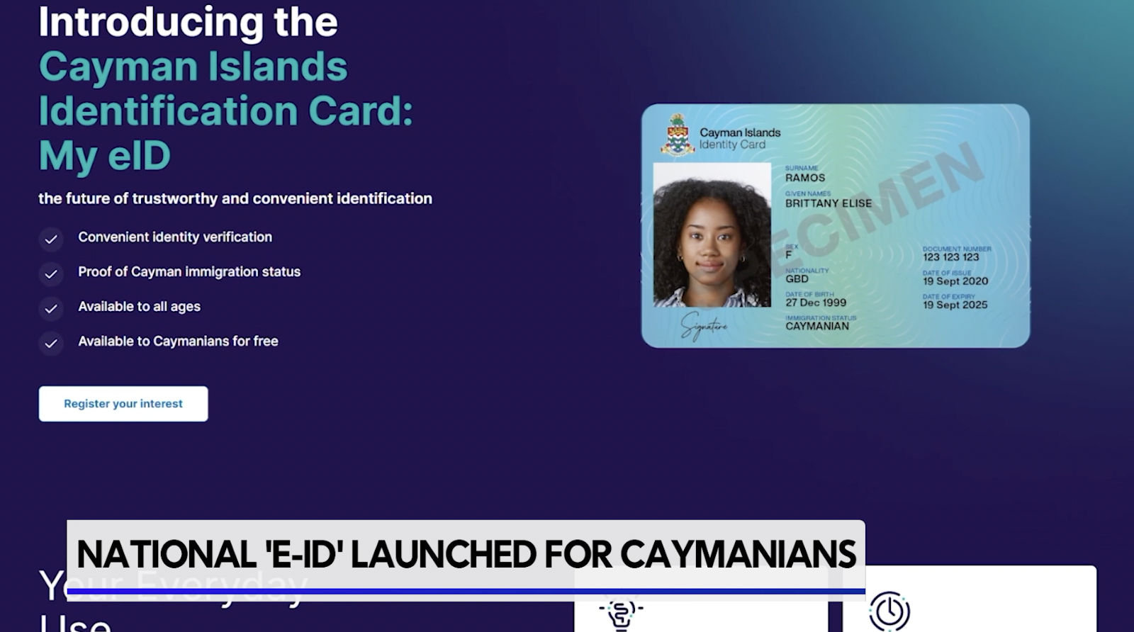 Government launches national ID - Compass TV