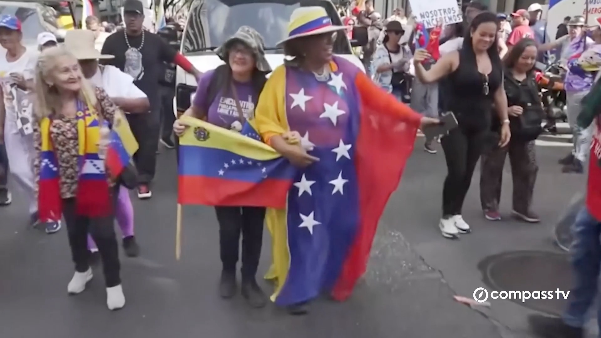 Venezuelan Diaspora reacts to Maduro capture - Compass TV